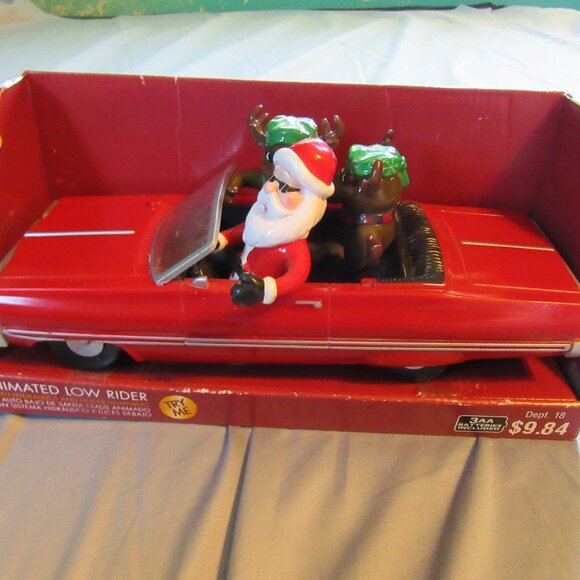Gemmy | Holiday | Vintage Gemmy Animated Low Rider Santa And Reindeer ...